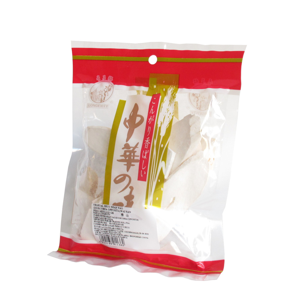 LONGEVITY Vegetal Seco Shan Yao (Wai San) – 113 g – Tienda Hong Kong Market