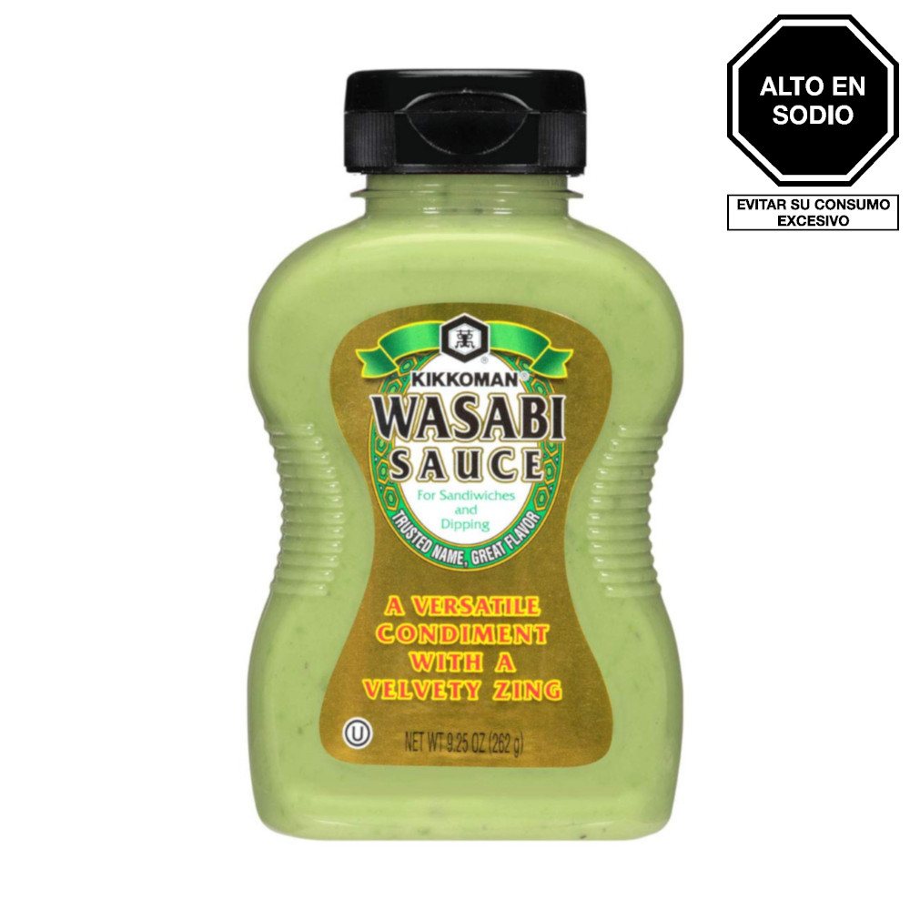 KIKKOMAN Salsa de Wasabi – 262 g – Tienda Hong Kong Market