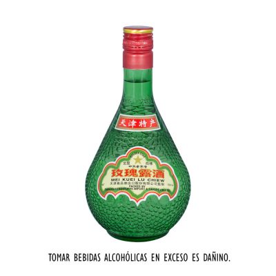 GOLDEN STAR Licor Mei Kuei Lu 54° – 500 ml – Tienda Hong Kong Market