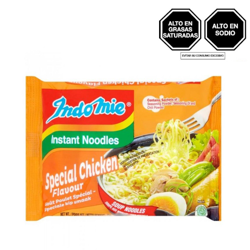 INDOMIE Sopa de Pollo Especial – 75 g – Tienda Hong Kong Market
