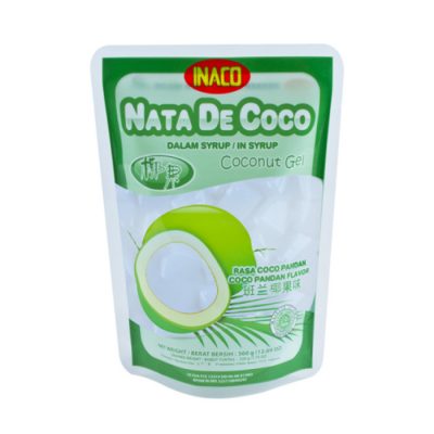 INACO Nata de Coco Pandan – 360 g – Tienda Hong Kong Market