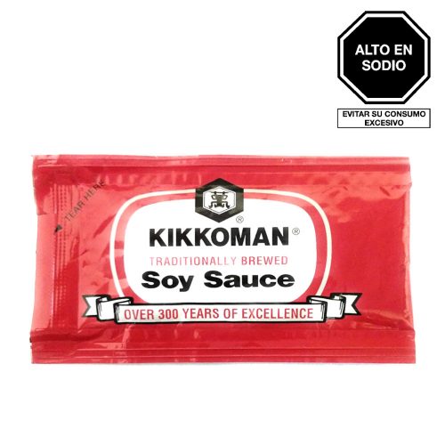 KIKKOMAN Salsa de Soya – 6 ml x 500 sachets – Tienda Hong Kong Market