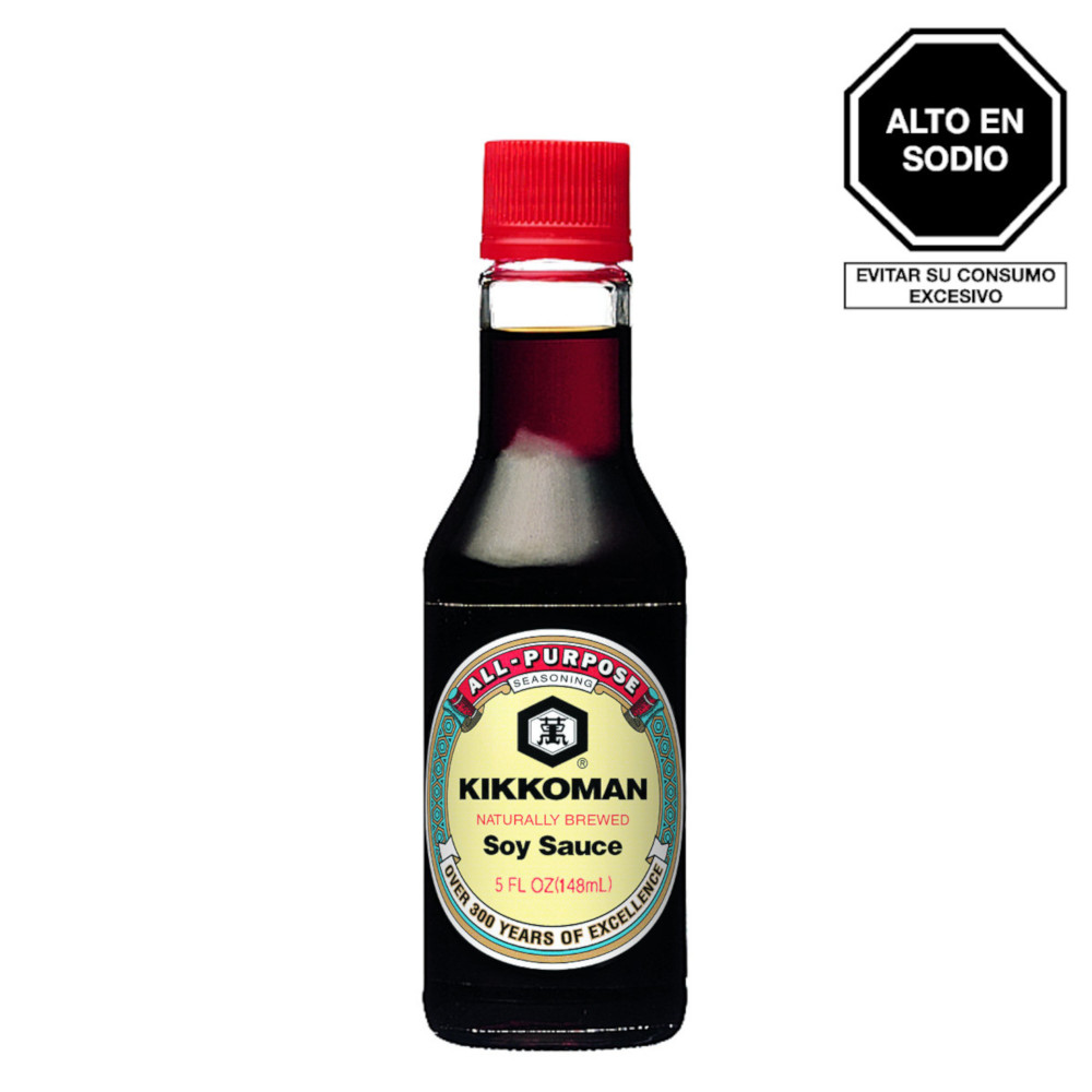 KIKKOMAN Salsa de Soya – 148 ml – Tienda Hong Kong Market