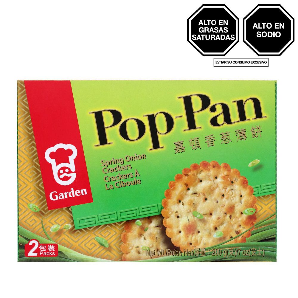 GARDEN Galleta Pop Pan de Cebolla China – 200 g – Tienda Hong Kong Market