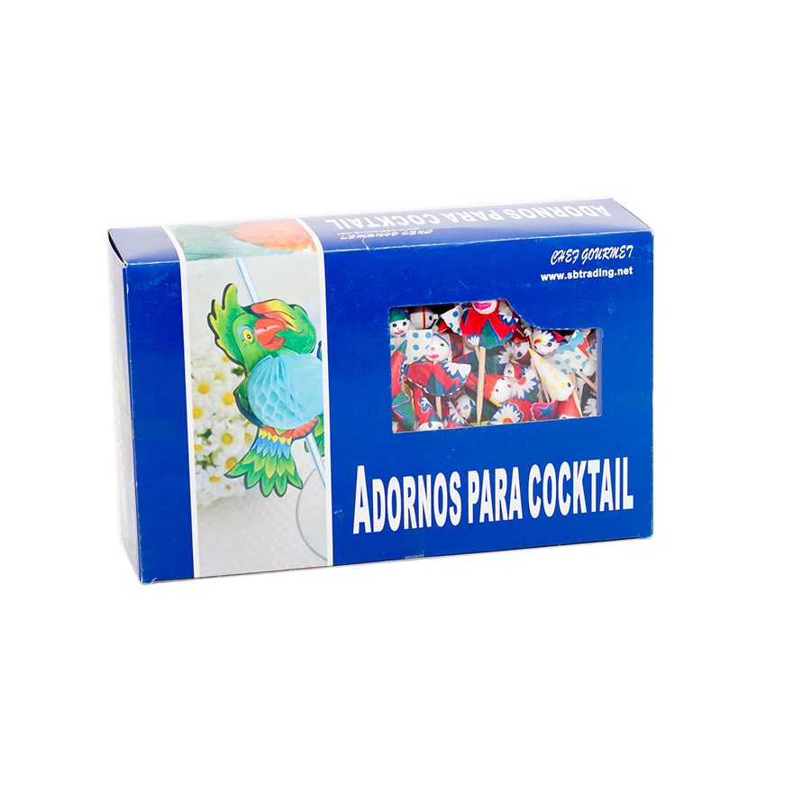 CHEF GOURMET Palitos para Bocaditos Payaso – 6.5 cm – Tienda Hong Kong ...