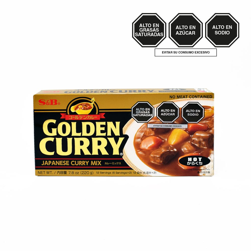 S&B Golden Curry Hot – 220 g – Tienda Hong Kong Market